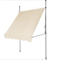 China Clamp Awning, 2.5x1.3 CM, Beige, Sun Protection, Height From 200cm-300cm, Polyester for sale
