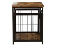China Luxury Furniture Eco-friendly Wood Wooden Pet Dog Cat Cage Indoor Carte House for sale