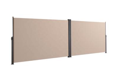 China Side Awning, Full Aluminium Frame, 160x600 CM, Beige, Polyester, For Garden for sale