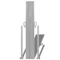 China Double Iron Side Awning, 160 x 600 cm, Made of Polyester, Light grey, For Garden Balcony for sale