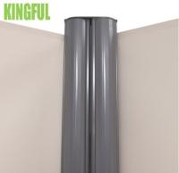 China Double Side Awning, Full Aluminium Frame, 180x600 CM, Beige, Polyester, For Garden for sale
