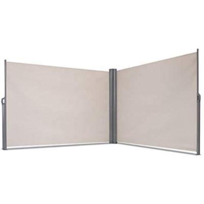 China Double Side Awning, Full Aluminium Frame, 180x600 CM, Beige, Polyester, For Garden for sale