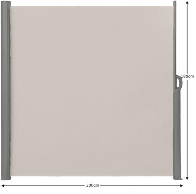 China Side Awning, Full Aluminium Frame, 1.8x3M, Beige, Side Canopies, For Garden Backyark for sale