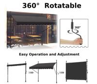 China Clamp Awning, 1.5x1.3 CM, Beige, Sun Protection, Height From 200cm-300cm, Polyester for sale