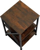 China Side Table End Table Nightstand, Easy to Assemble, For Living Room Bedroom, 40x40x60cm for sale