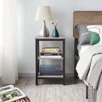 China Side Table End Table Nightstand, Easy to Assemble, For Living Room Bedroom, 40x40x60cm for sale