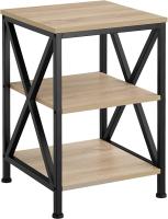 China Side Table End Table Nightstand, Easy to Assemble, For Living Room Bedroom, 40x40x60cm for sale
