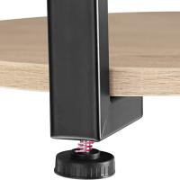 China Round End Table Side Table NightStand 2 Tiers for Couch Sofa Bed Living Room for sale