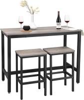 China Table Set With 2 Chairs Kitchen Counter With Bar Chairs Kitchen Table And Kitchen Chairs Industrial Design for sale