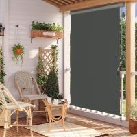 China Vertical Drop Down Window Awning Balcony Drop Awning Sun Shade Roller Blind Drop Awning for sale