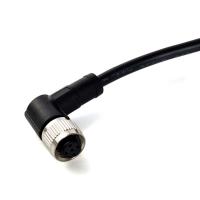 China OEM 3Ft Male Female Cable , PVC Jacket M12 Connector Cables for sale