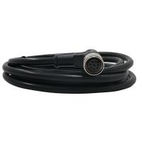 China OEM 3Ft Male Female Cable , PVC Jacket M12 Connector Cables for sale