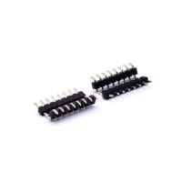 China Plastic Double Row Printed Circuit Board Connectors , 2.54mm Pitch SMD Pin Header for sale