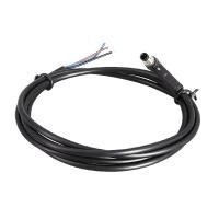 China Tinned Pig Tail Electric Waterproof Cable Assemblies 4 Pin Male To Female M5 for sale