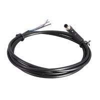 China Tinned Pig Tail Electric Waterproof Cable Assemblies 4 Pin Male To Female M5 for sale