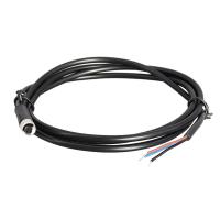 China PVC Jacket IP67 Waterproof Cable Assemblies M16 4 Pin Circular Connector Type for sale