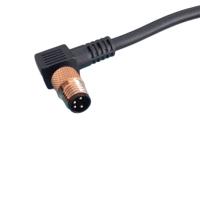 China Customized length Free End outdoor cable M8 Connector 4pin Female Waterproof Assemblies for sale