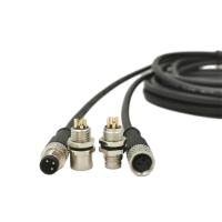 China Industrial Automation Waterproof Cable Assemblies Male To Female 3 Pin for sale
