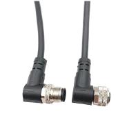 China M12 Waterproof Cable Assemblies Male To Female With 4 Pin 8 Pin Connector for sale