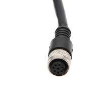 China Right Angle Electrical Wire Cable With IP67 Waterproof M12 2 Pin 3 Pin 4 Pin Connector for sale