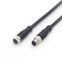 China Waterproof Electrical M8 Cable Assembly Male To Female 5 Meter Length for sale