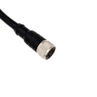 China Metal Shell M5 M16 Waterproof Cable Assembly Industrial Grade PVC Cover Male To Female for sale