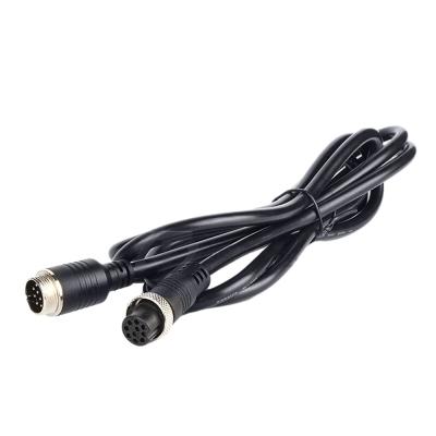 China Gx16 Electrical Waterproof Cable Assemblies 3Ft Length M16 Metal Straight Female for sale