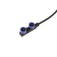 China 1 Meter M15 Waterproof Extension Cables F Shape Plastic Shell PVC Jacket For Solar Energy for sale