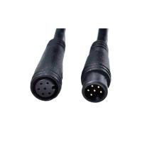 China 3Ft Length Male To Female M8 6pin Waterproof Bicycle GPS Positioning Cable PVC Jacket for sale