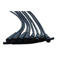 China 3Ft Length Male To Female M8 6pin Waterproof Bicycle GPS Positioning Cable PVC Jacket for sale