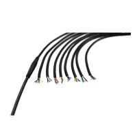 China 3Ft Length Male To Female M8 6pin Waterproof Bicycle GPS Positioning Cable PVC Jacket for sale