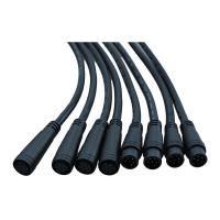 China 3Ft Length Male To Female M8 6pin Waterproof Bicycle GPS Positioning Cable PVC Jacket for sale
