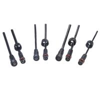 China Black Color M14 M21 Waterproof Power Cable Male To Female PVC Jacket for sale