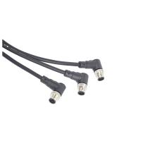 China Custom Multi Core M12 Cable Assemblies Right Angle Male For Sensor for sale