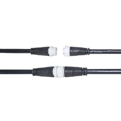 China Plastic Overmolded Waterproof Cable Assemblies 6Ft Length Self Lock Style for sale