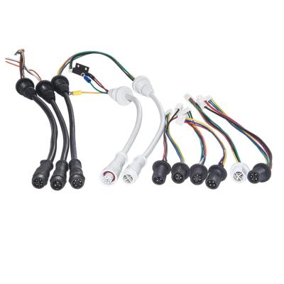 China M13 Waterproof Customized Cable Assembly Self Lock Style With Strain Relief for sale