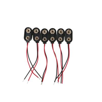 China 15cm 2 Pin Cable Wire Assemblies , SH Connector Wire Harnesses Battery Snap Clip Type for sale