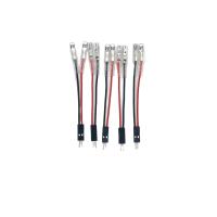 China Black Color Cable Wire Assemblies 2.54mm Pitch To 2.80mm With Dupont Connector for sale