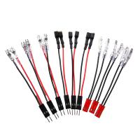 China Black Color Cable Wire Assemblies 2.54mm Pitch To 2.80mm With Dupont Connector for sale
