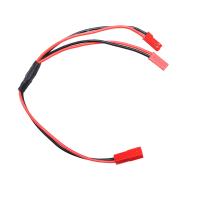 China Red Color Cable Wire Assemblies 2.54mm Pitch Jst SYP 200mm Length for sale
