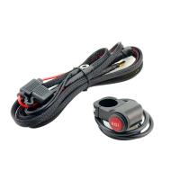 China LED Spotlight Switch Motorcycle Harness Wire 5Ft Length With Fuse Holder for sale