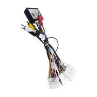 China 1.5 Meter RCA Wire Harness 3 Branches Gps Terminal Red Color For Nissan Vehicle for sale