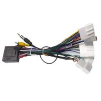 China 1.5 Meter RCA Wire Harness 3 Branches Gps Terminal Red Color For Nissan Vehicle for sale