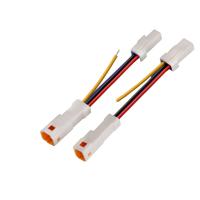 China JST Male Female Automotive Cable Assemblies 2Ft Length Waterproof for sale