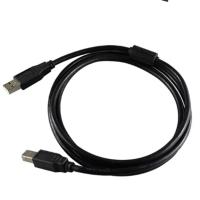 China Black High Speed USB Cable , A Male To A Female 2.0 USB Printer Cord for sale