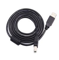 China Black High Speed USB Cable , A Male To A Female 2.0 USB Printer Cord for sale