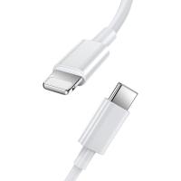 China 3Ft Length USB Charging Data Cable Usb3.1 Usb C To C White Color With PVC Jacket for sale
