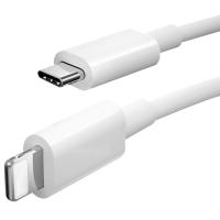 China 3Ft Length USB Charging Data Cable Usb3.1 Usb C To C White Color With PVC Jacket for sale