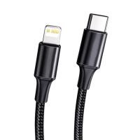 China Black Color USB Fast Charging Cable With Nylon Braided Cover 10Gbps Transfer Speed for sale