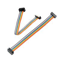 China Multicolor 1.27 Mm Pitch Ribbon Cable Assembly For Industrial Automation for sale